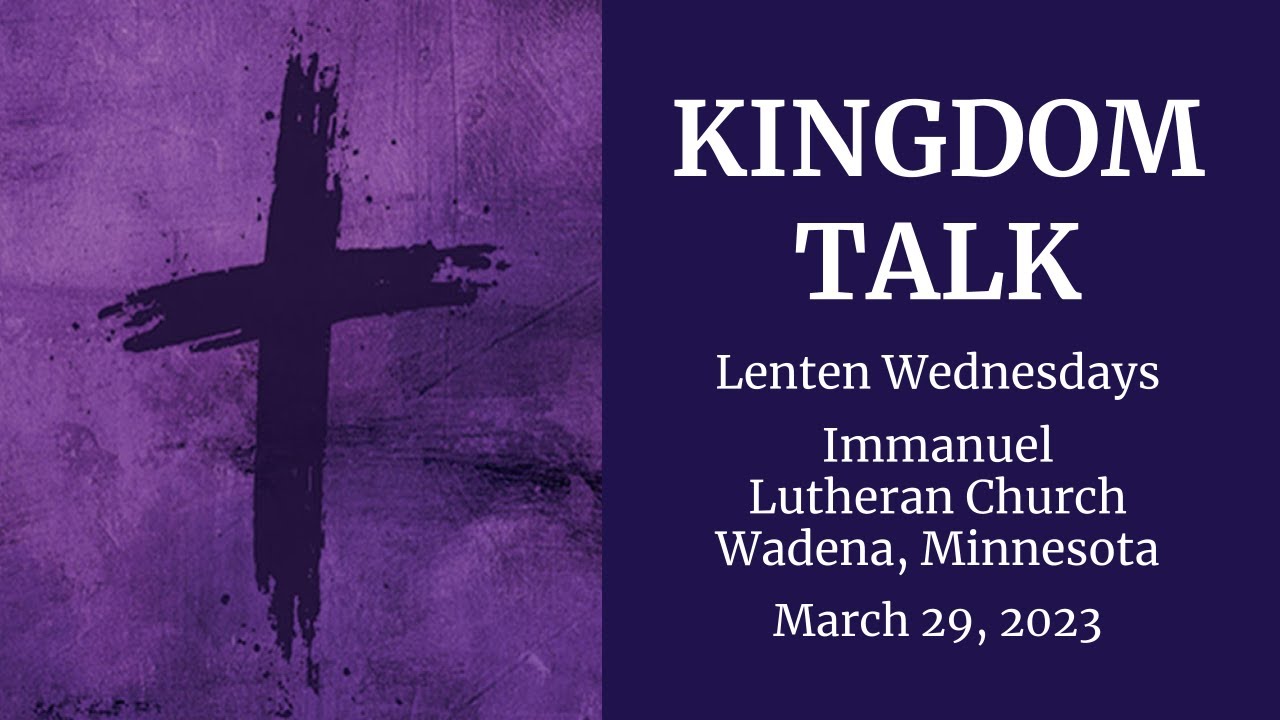 Welcome to Lenten Wednesday Worship - YouTube