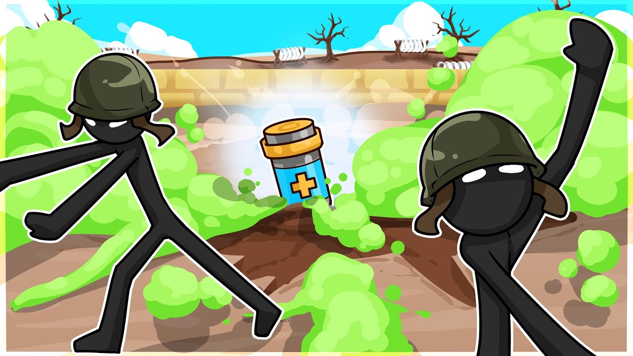 Using BANNED WEAPONS To Defend My Trenches in Stickman Trenches! - YouTube