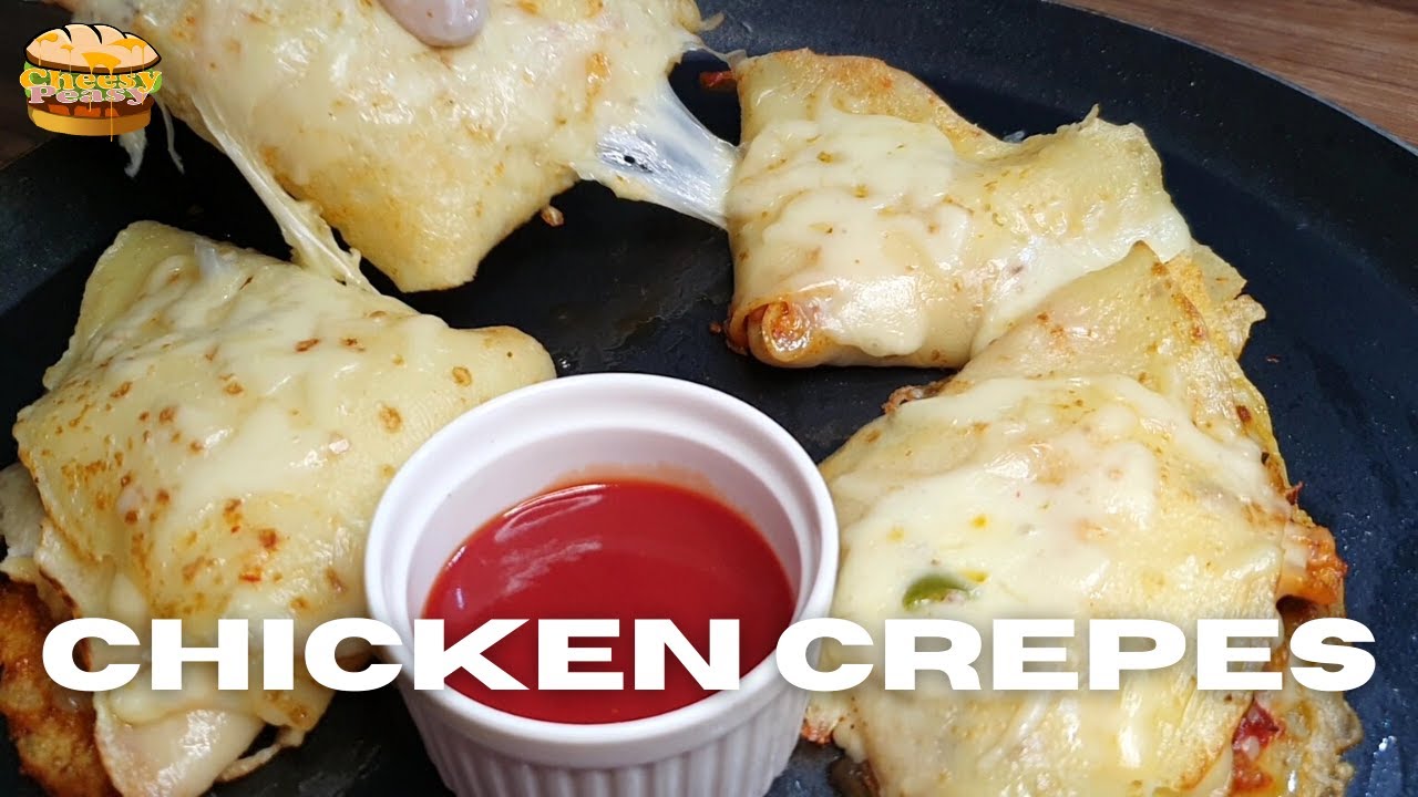 Chicken Crepes | Easy Crepe Recipe | Peri Peri Chicken Crepes | Ramzan ...