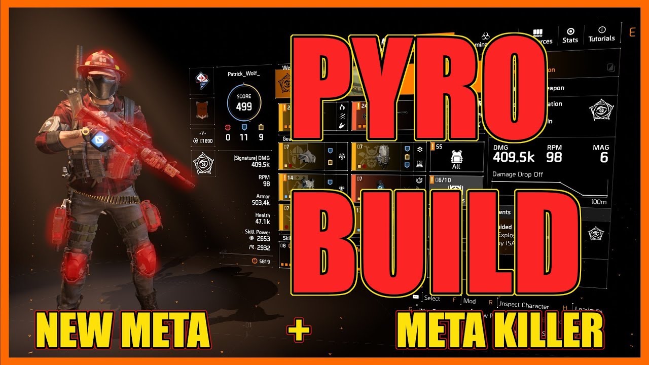 The Division 2 | Pyro Build | 500000 Armor | Burn and Melt Everything ...