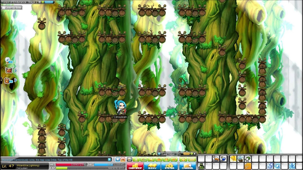 [Extalia] Ellinia Jump Quest Stages 1 to 2 - YouTube