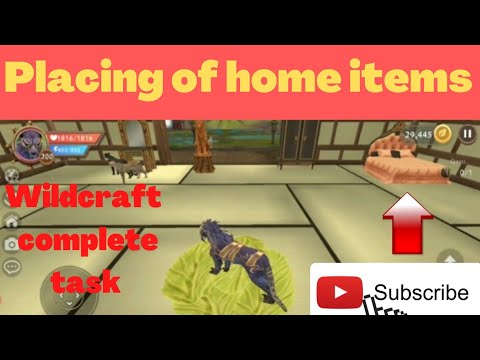 Wildcraft how to place den items and complete one more task - YouTube
