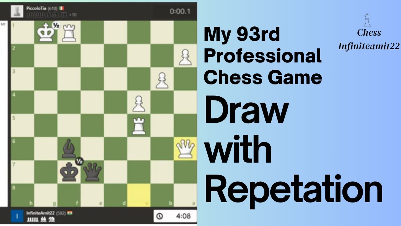 Game draw I My 93rd professional Chess Game I Chess Teacher I Advanced ...