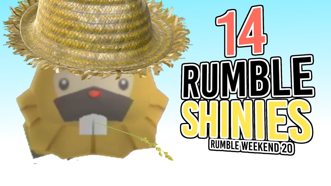 548 - 14 LIVE Shiny Pokemon in Rumble!!! Rumble Weekend #20 - YouTube