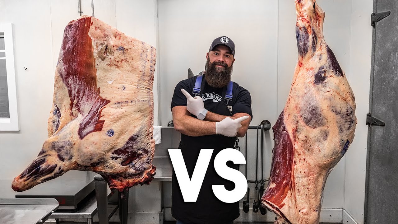 Cow Front Quarter VS Hind Quarter! (Custom Cut Style) | The Bearded ...