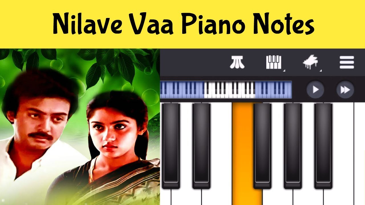 Nilave Vaa | Mouna Raagam | SPB | Perfect Piano Tamil Songs - YouTube