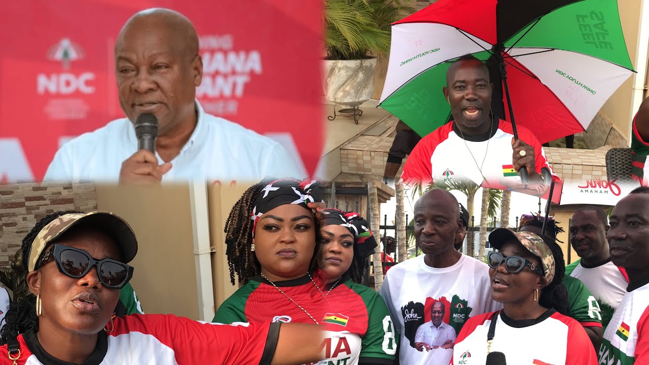 John Dramani Mahama, Mzbel And Some Kumawood stars Come Together To ...