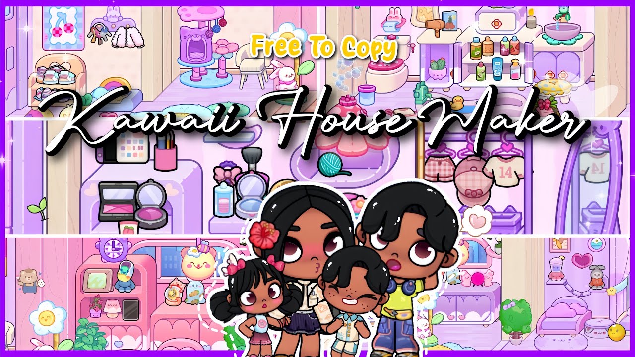 New Kawaii House Maker design 🏡 pazu AVATAR WORLD House ideas 💓 new ...