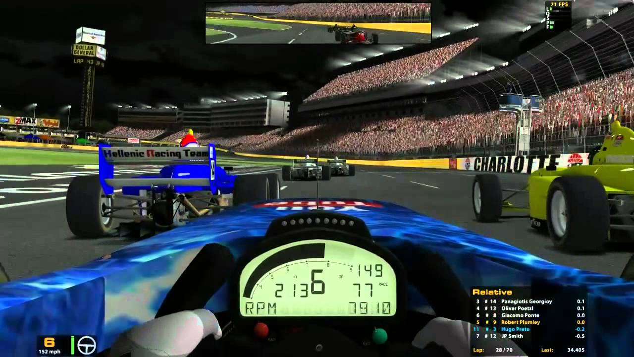 iRacing Star Mazda Official race at Charlotte Motor Speedway - YouTube