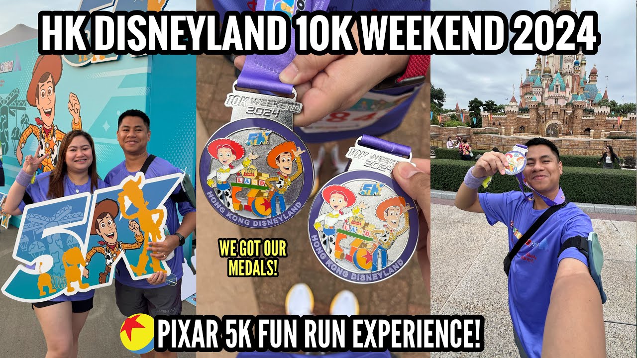 HONG KONG DISNEYLAND 10K WEEKEND RUN 2024 VLOG (SOBRANG SAYA!) | JAYBEE ...