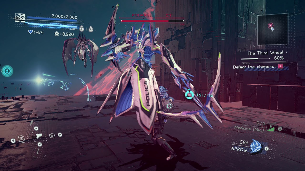 Astral Chain Boss 42 - Podarge - YouTube