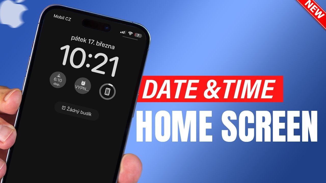 Lock screen clock iphone | Display date and time on iphone home screen ...