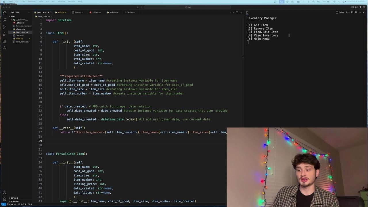 Teaching Myself Python LIVE 🔴 | Data Structures and Algorithms in Python + Project | 12-09-2024 ...
