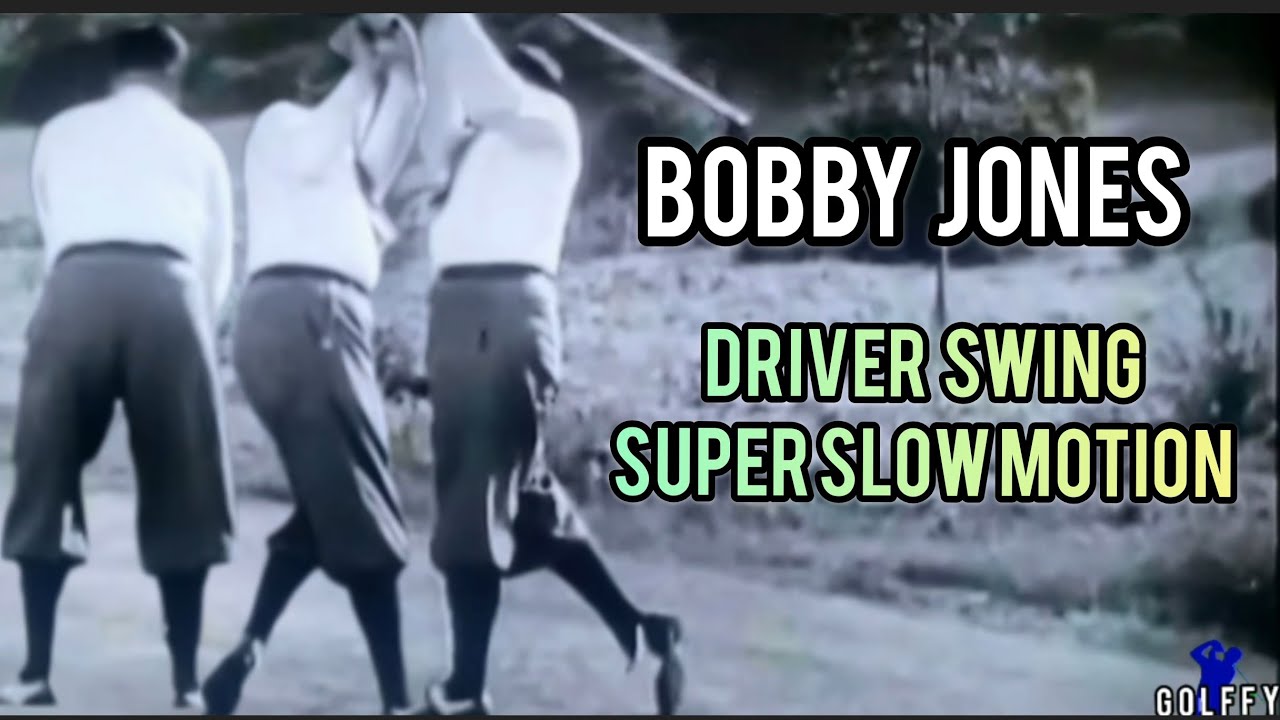 Bobby Jones Driver Swing in Super Slow Motion, face on, side and rear ...