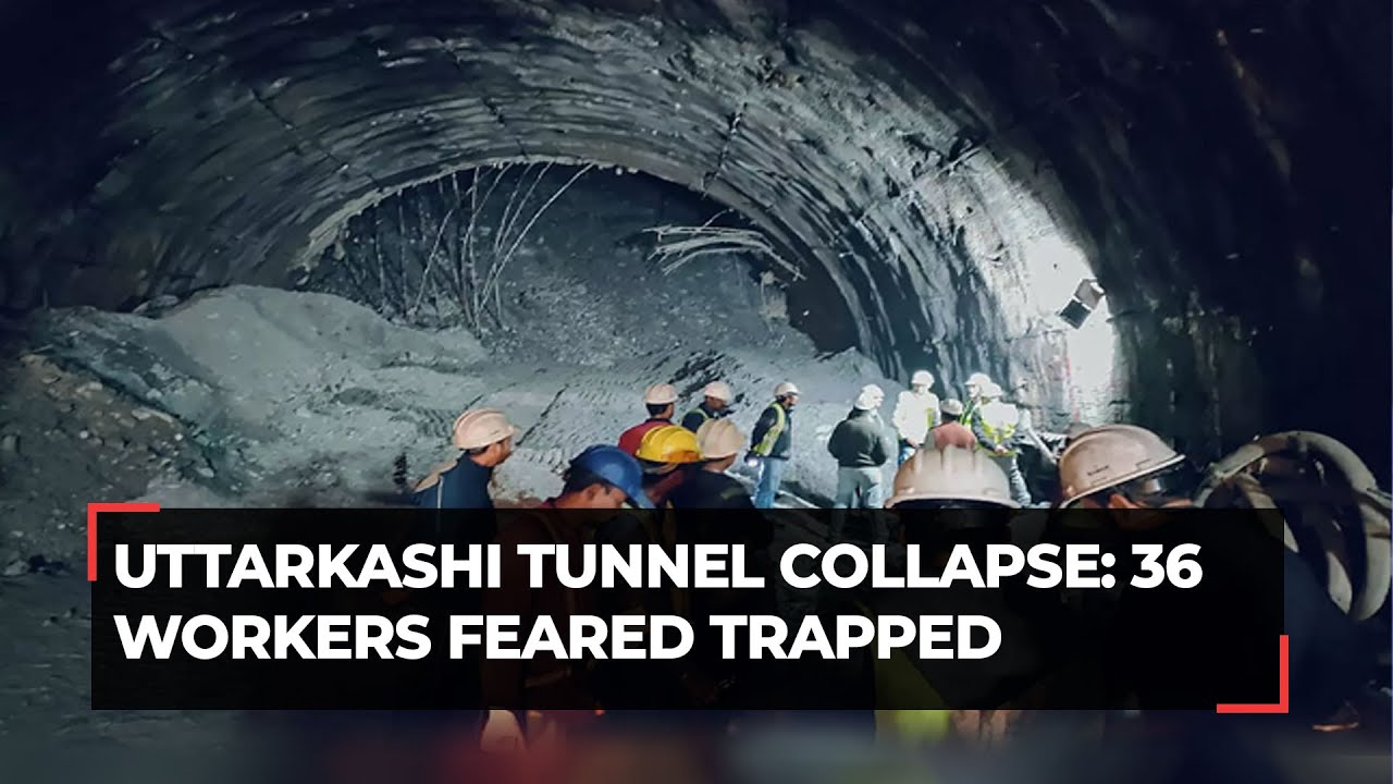 Uttarkashi tunnel collapse: At least 36 workers feared trapped; rescue ...