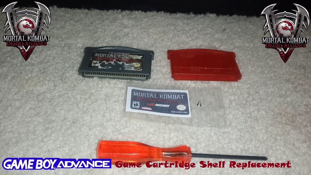 Game Boy Advance Cartridge Shell Replacement - YouTube