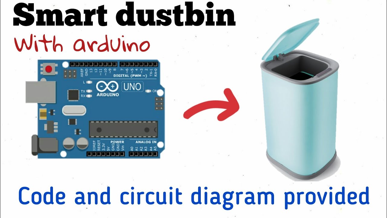 Smart Dustbin With Arduino Arduino Projects Sensor Project 9050