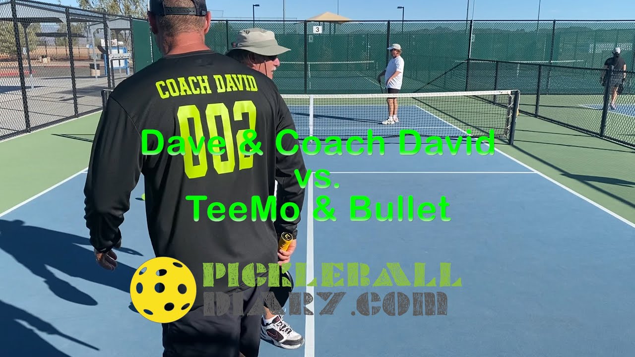 Coach David & Dave vs Bullet & TeeMo Pickleball Game 2 - YouTube