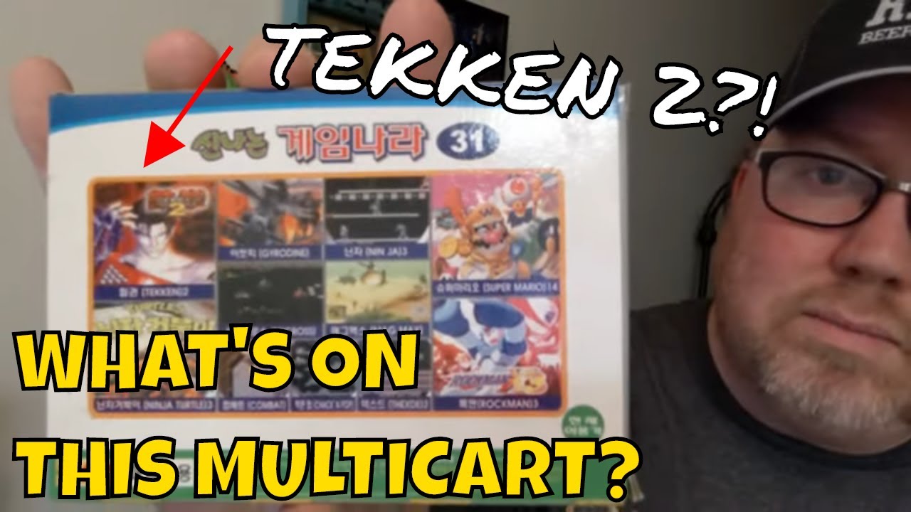 TEKKEN 2 for NES?! What's on this Bootleg Famicom Multicart? - YouTube