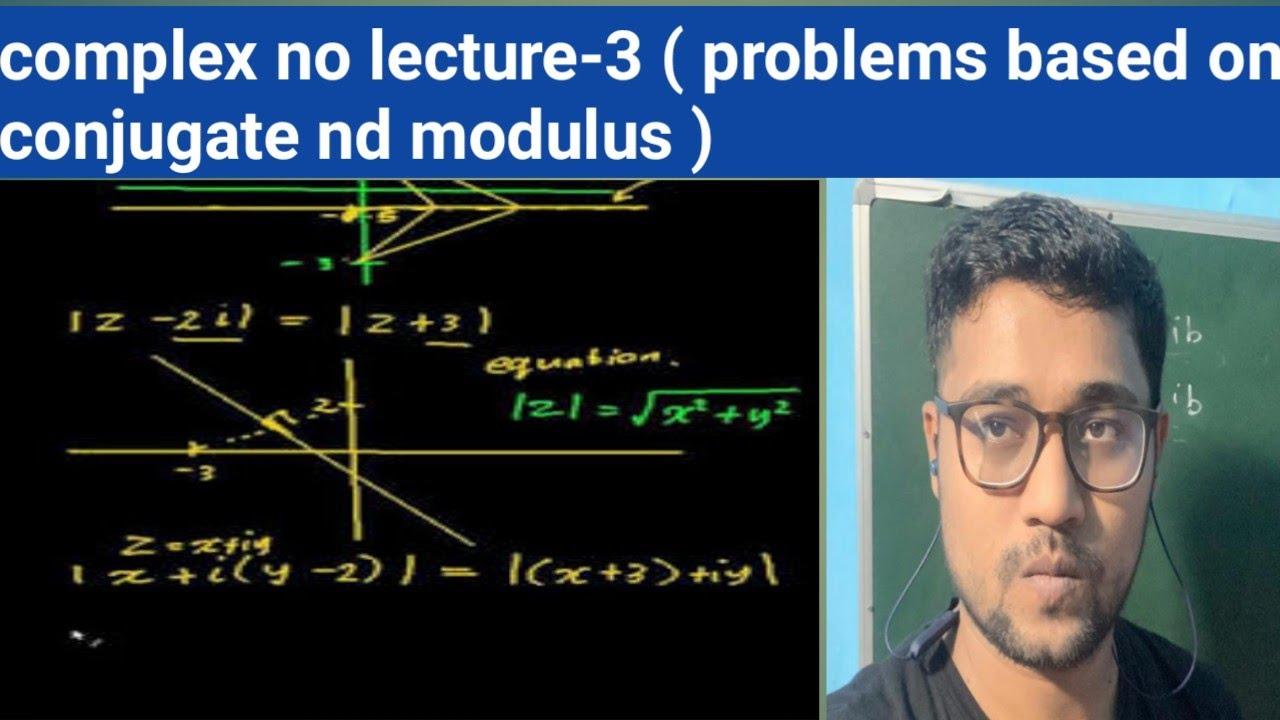 Conjugate Nd modulus of complex no - YouTube