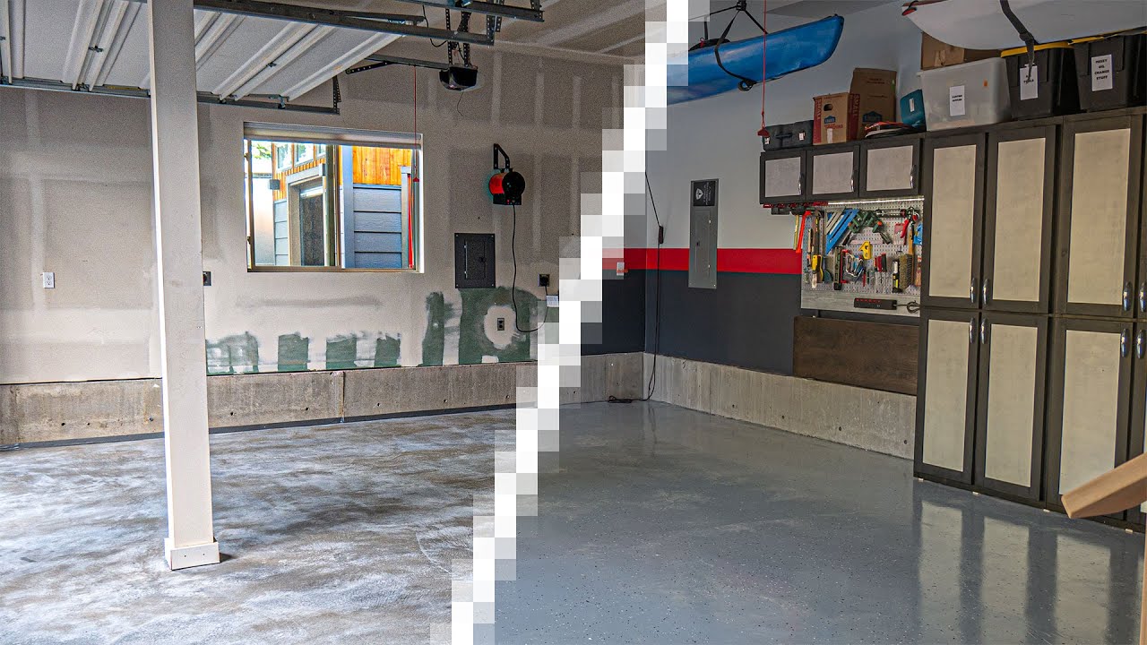 A Little Garage Renovation Action - YouTube