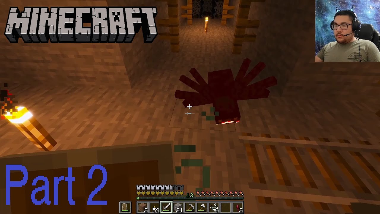Minecraft Gameplay Hard Difficulty #2 | CONQUERING THE MINES! - YouTube