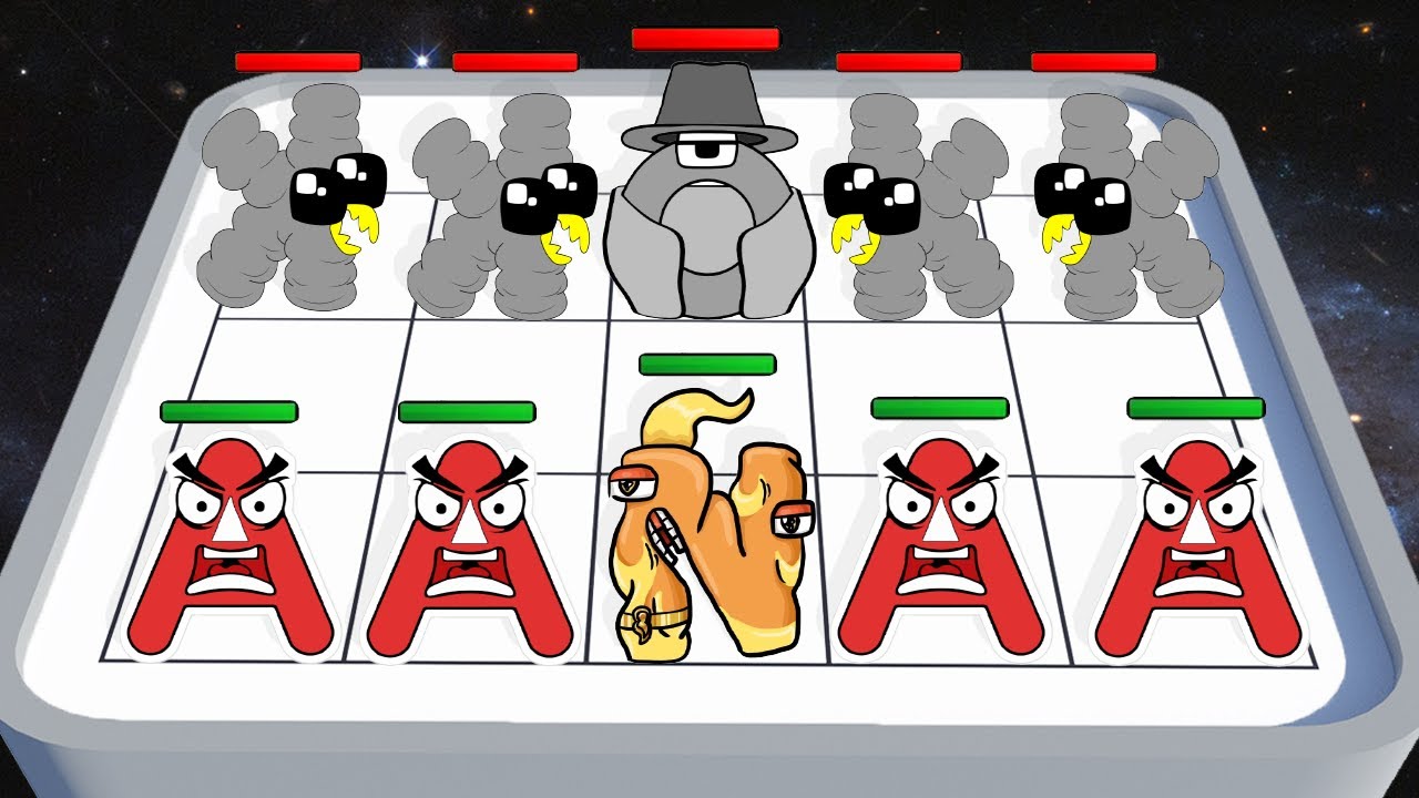 Merge Alphabet Battles Gameplay - 1⭐Merge ALPHABET LORE Gameplay ...