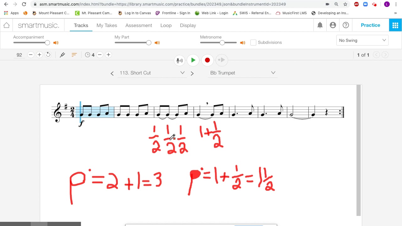 Dotted Notes #113-Trumpet - YouTube
