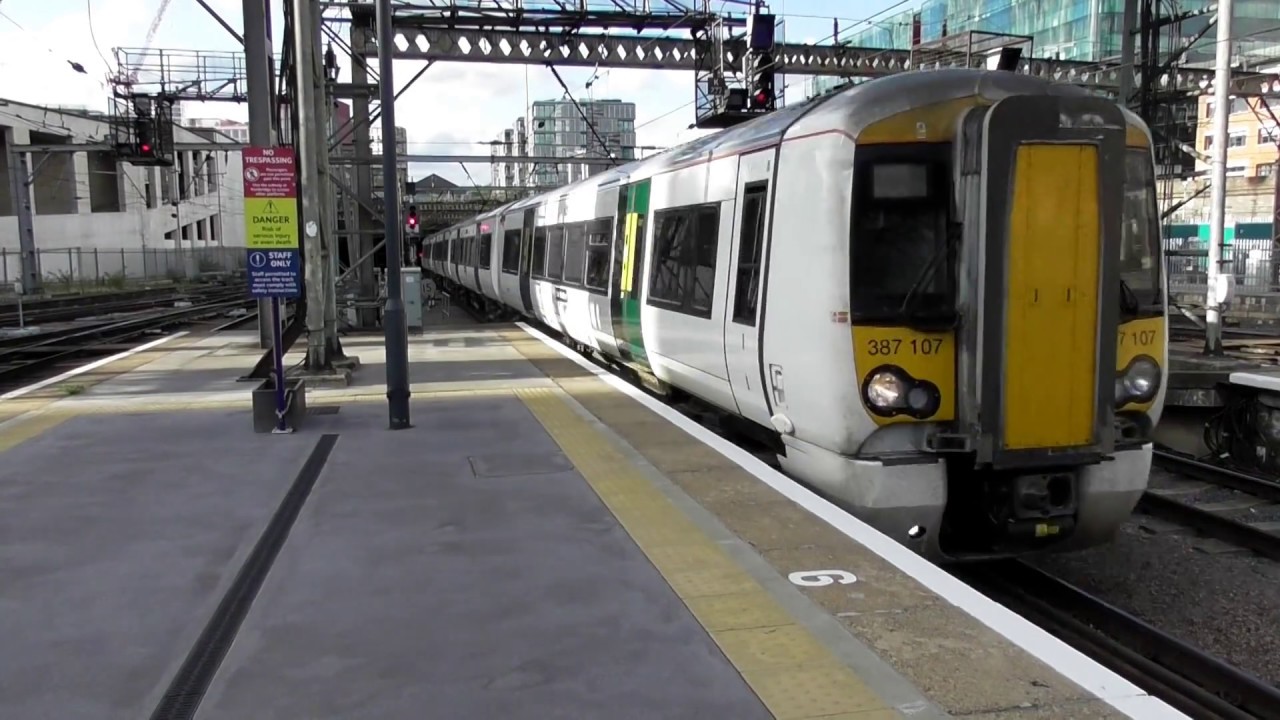Great Northern Class 387 Arriving Into London Kings Cross (31/7/17 ...