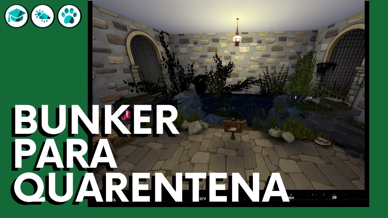 The Sims 4 Speed Build | BUNKER PARA QUARENTENA - YouTube