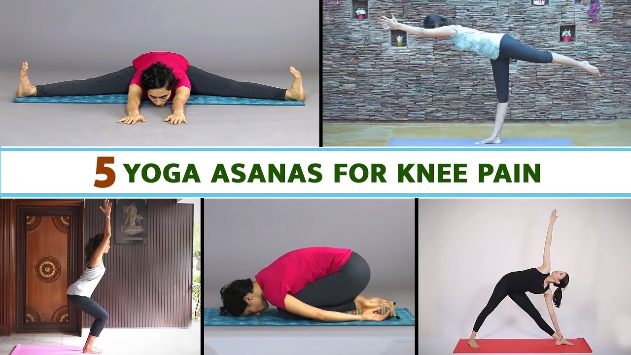 5 Yoga Asanas For Knee Pain | Yoga For Knee Pain | Asanas For Knee Pain ...