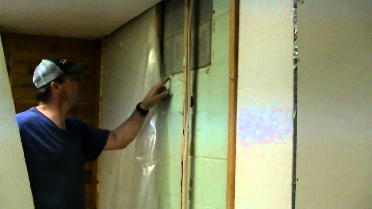 Musty basement demolition and mold. Part 1 - YouTube