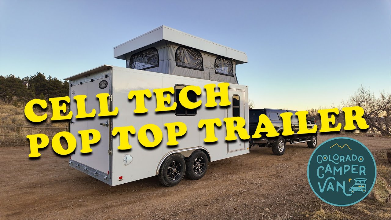 Cell Tech Pop Top Trailer Walkthrough - YouTube