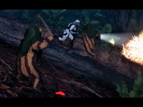 Star Wars Battlefront 2 Ewok Hunt 9 - YouTube