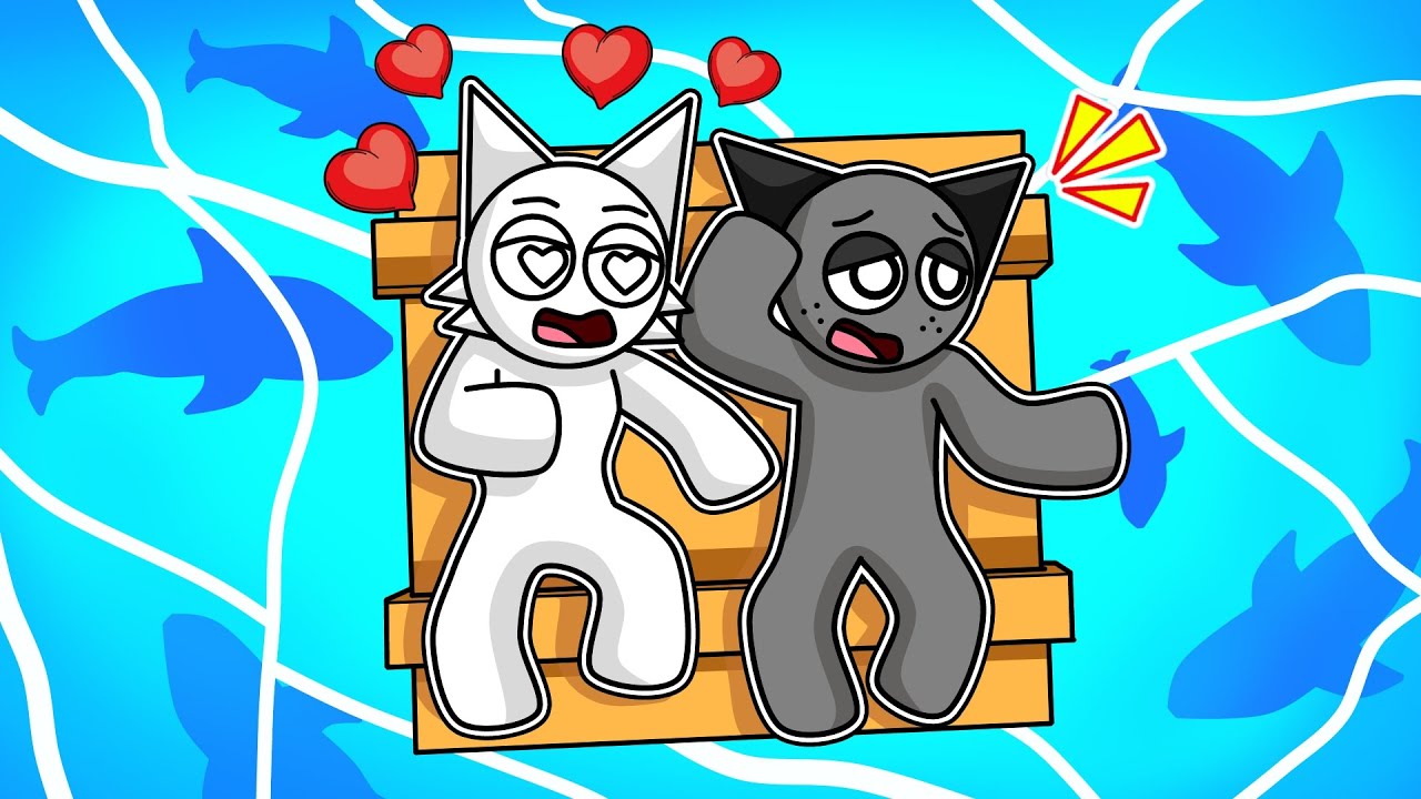 ¡GRAY ATRAPADO EN UNA BALSA CON WENDA en ROBLOX! Incredibox Sprunki ...