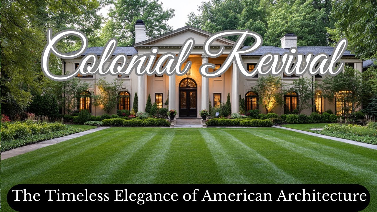 Colonial Revival: The Timeless Elegance of American Architecture - YouTube