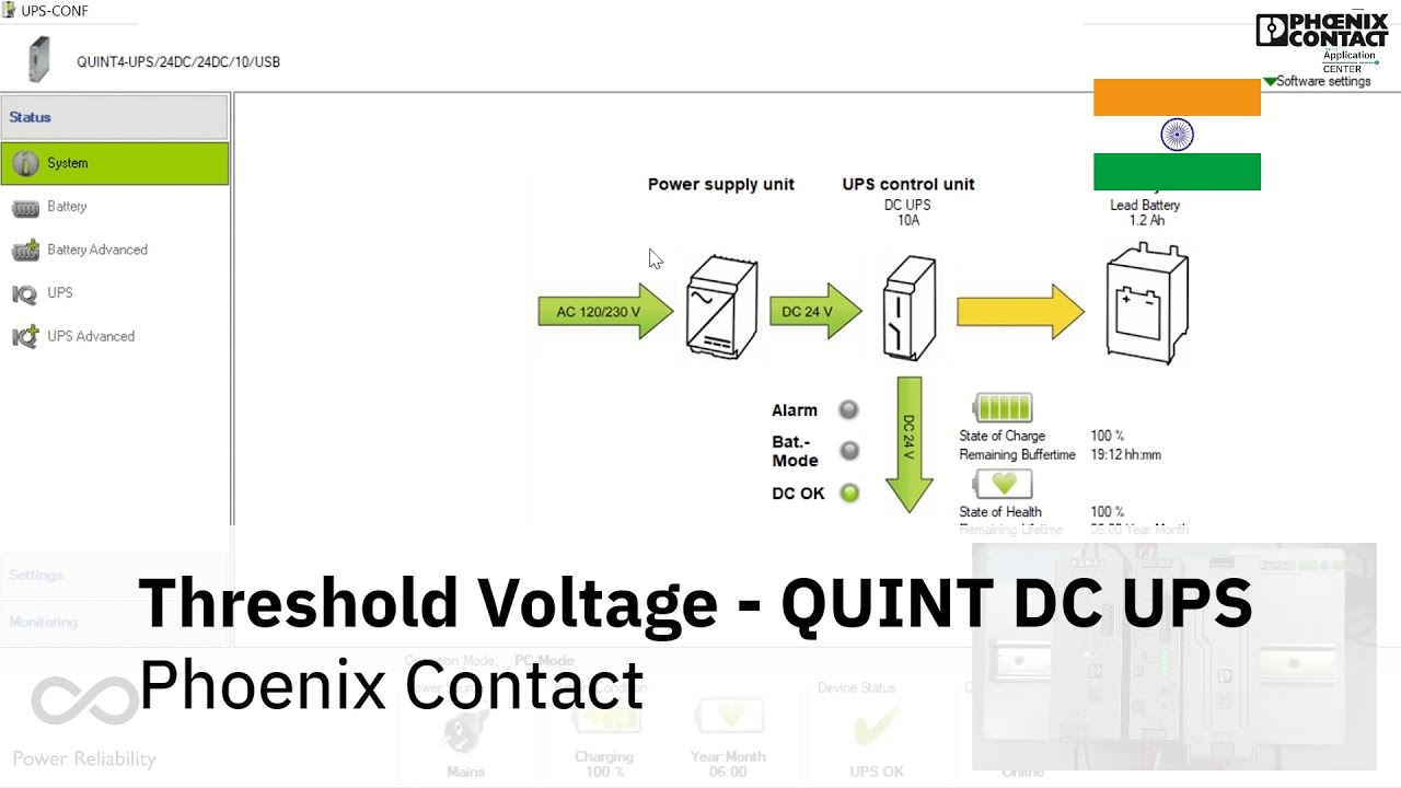 How to set under threshold and over threshold voltage value of QUINT DC ...
