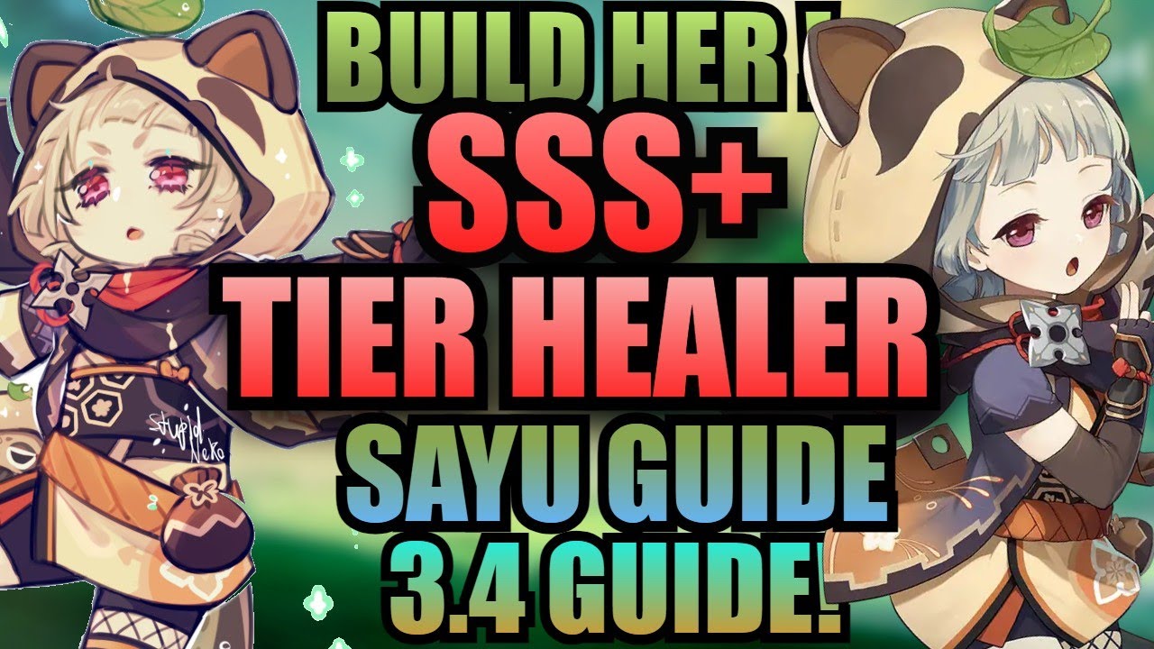 3.3 UPDATED SAYU GUIDE! BEST SAYU BUILD! - Weapons, Talents Etc ...