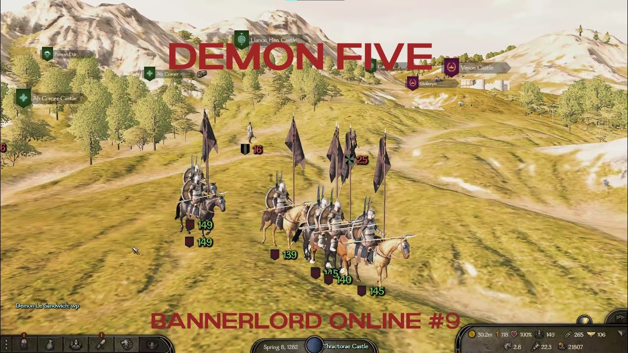 BANNERLORD ONLINE PVP #9 - DEMON FIVE - - YouTube