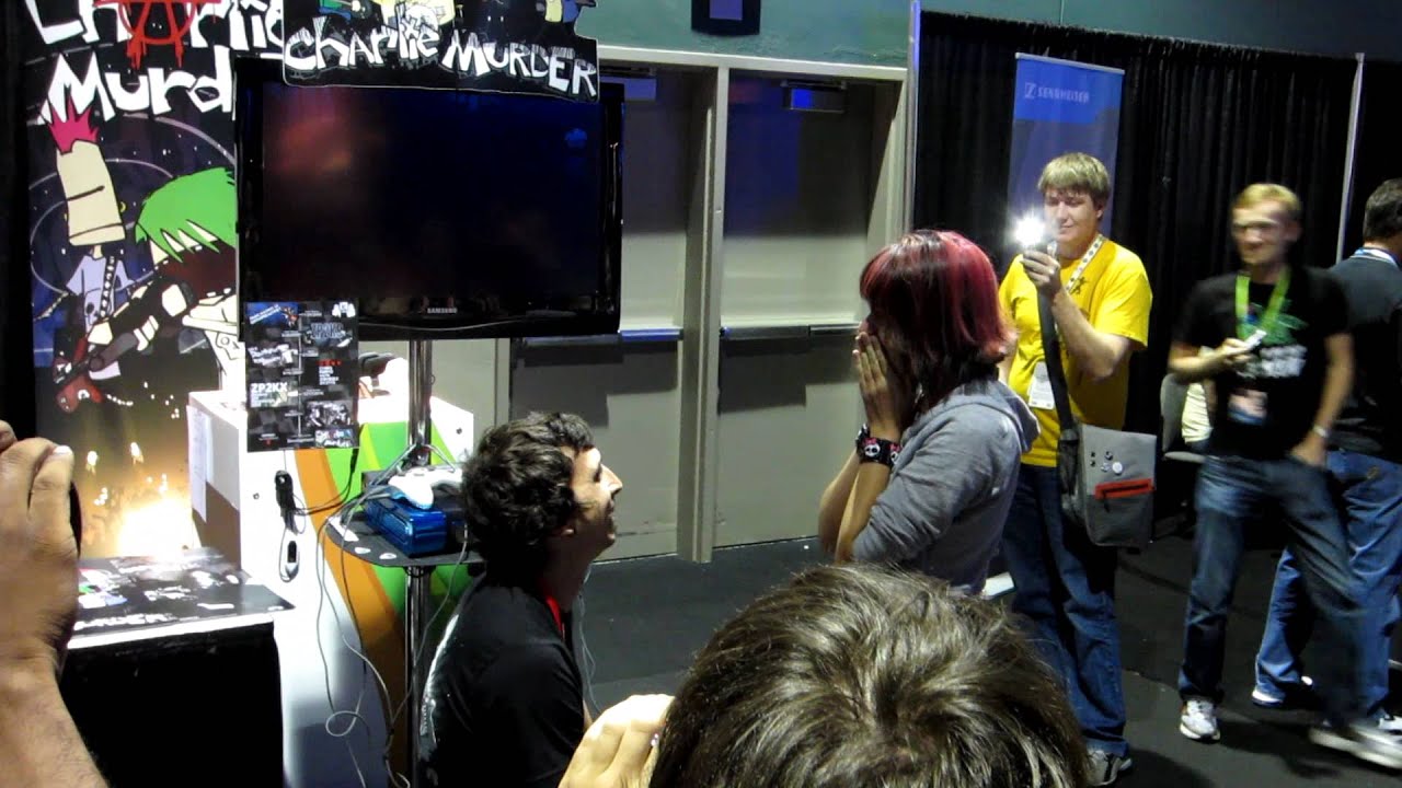 Ska Studios' James Silva Proposes at PAX! - YouTube