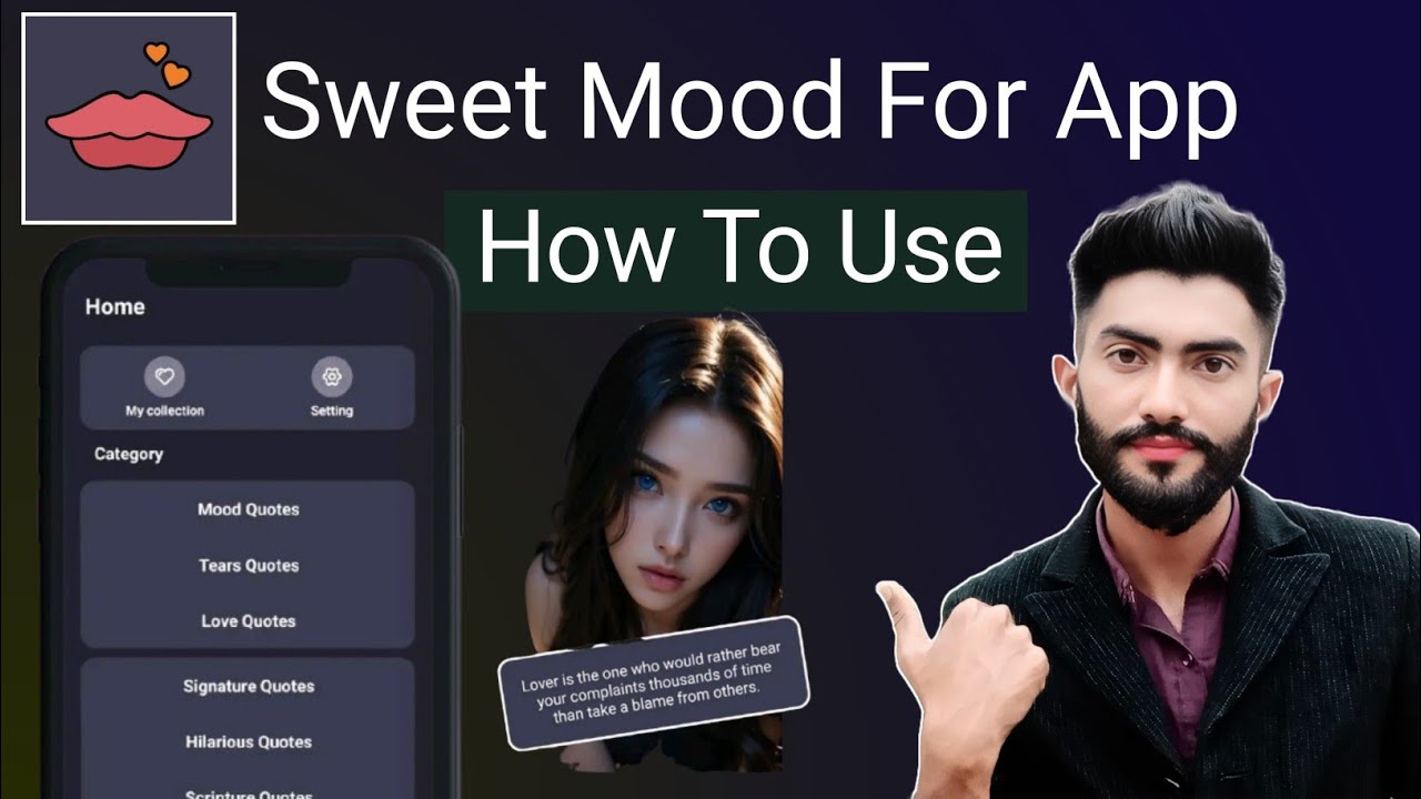 Sweet Mood For App Introducing | How To Use Sweet Mood For App | Sweet ...
