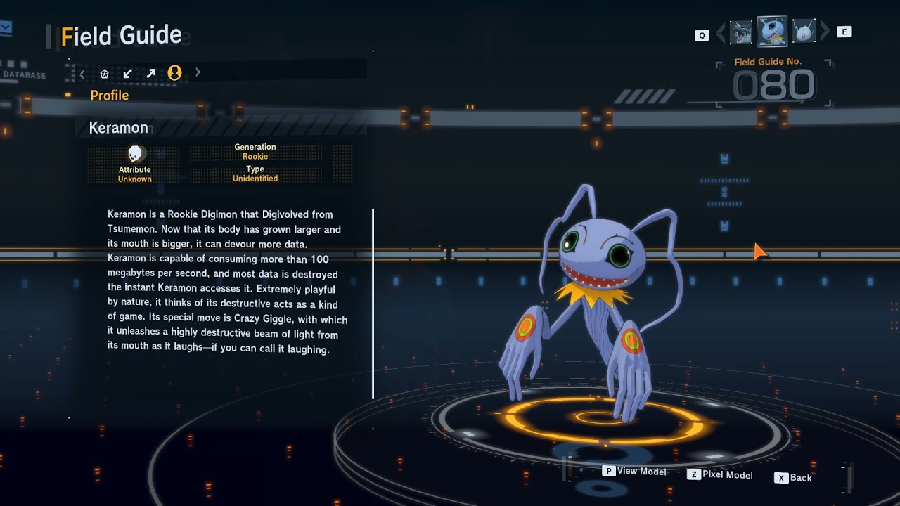keramon all digivolution/de-digivolution/profile Digimon Story Time ...