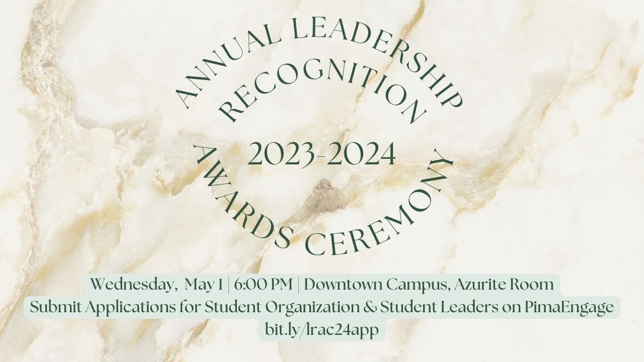 2024 Annual Leadership Recognition Awards Ceremony Pima Community ...
