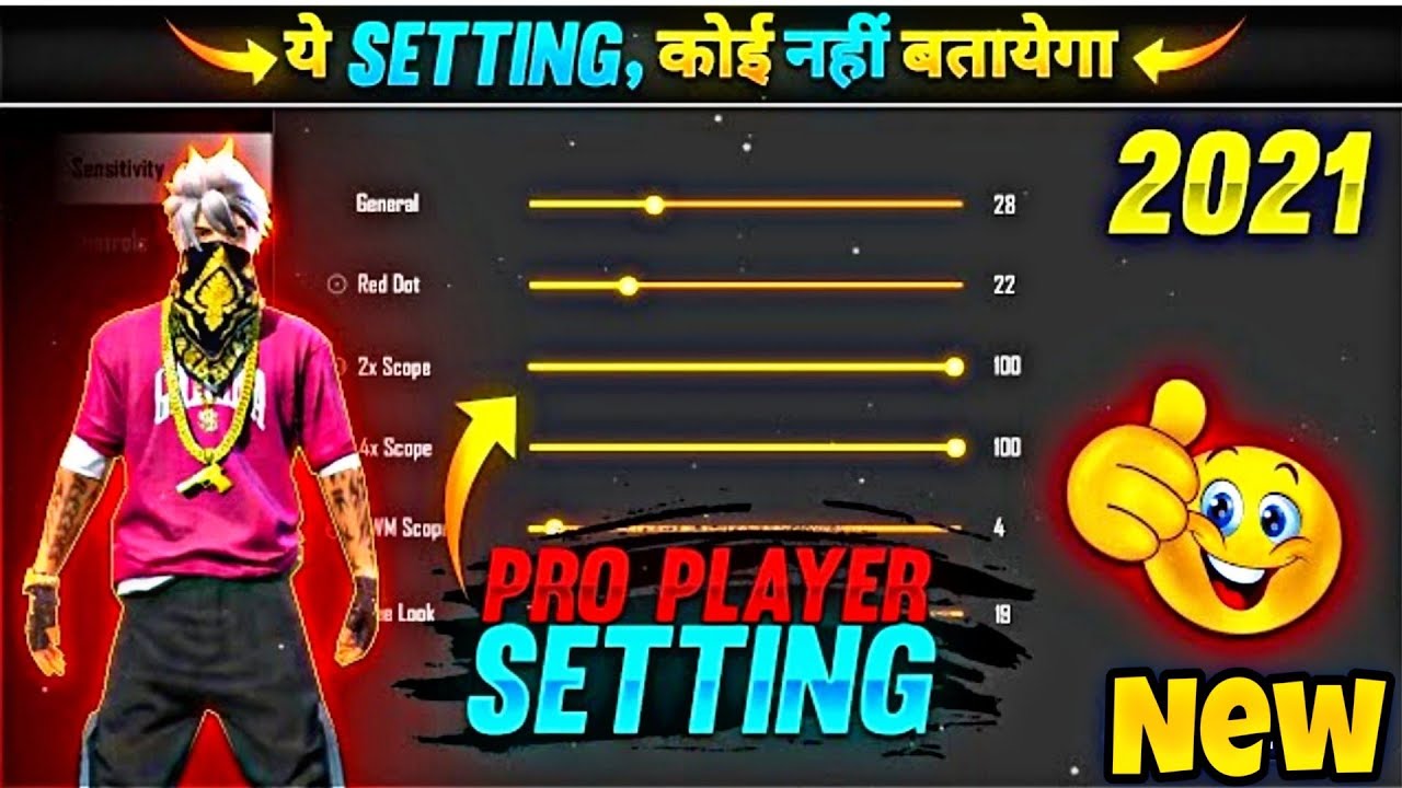 Free Fire Best Setting || Free Fire New Setting || 😱 - YouTube