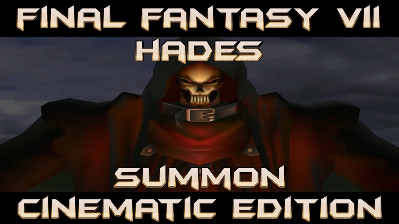 Hades - "Black Cauldron" Final Fantasy VII Summon Wide Screen Cinematic ...