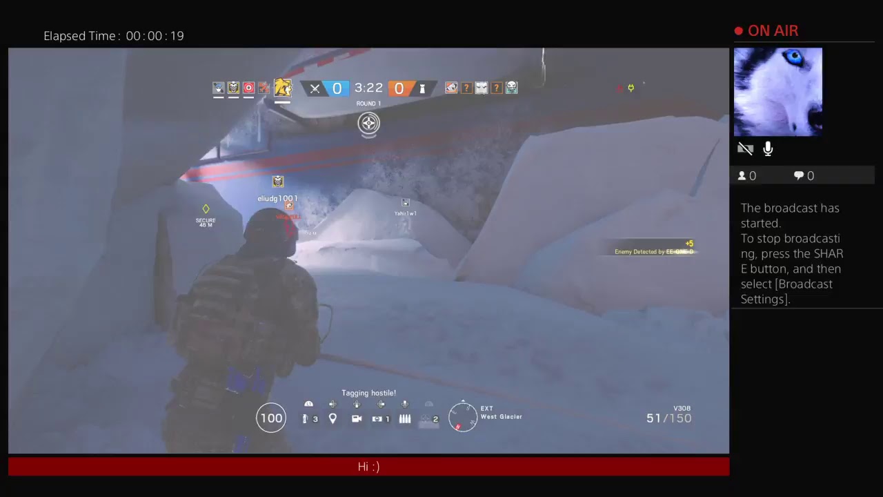 Hack in r6 console - YouTube