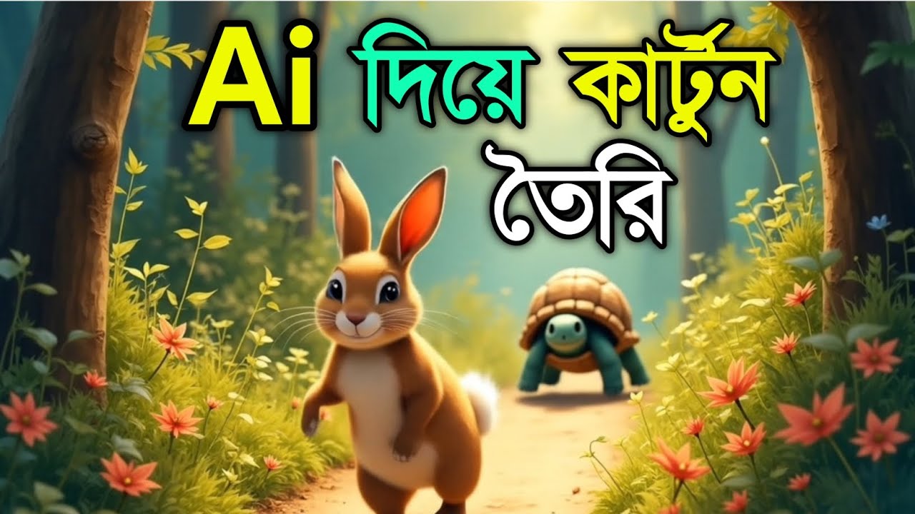 Ai দিয়ে কার্টুন ভিডিও তৈরি | Ai Diye Cartoon Video Banano | How To ...