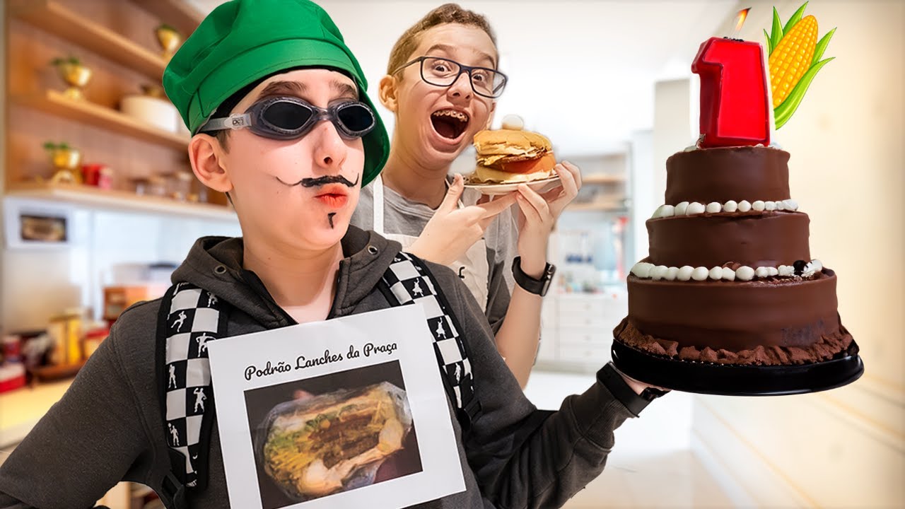 Podrão Lanche Faz Festa de 1 Milhão de Inscritos do Canal Paulinho e ...