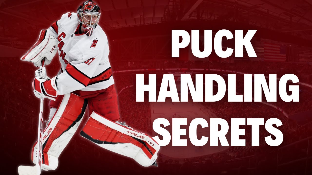 How to actually be a good puck handler as a goalie - YouTube