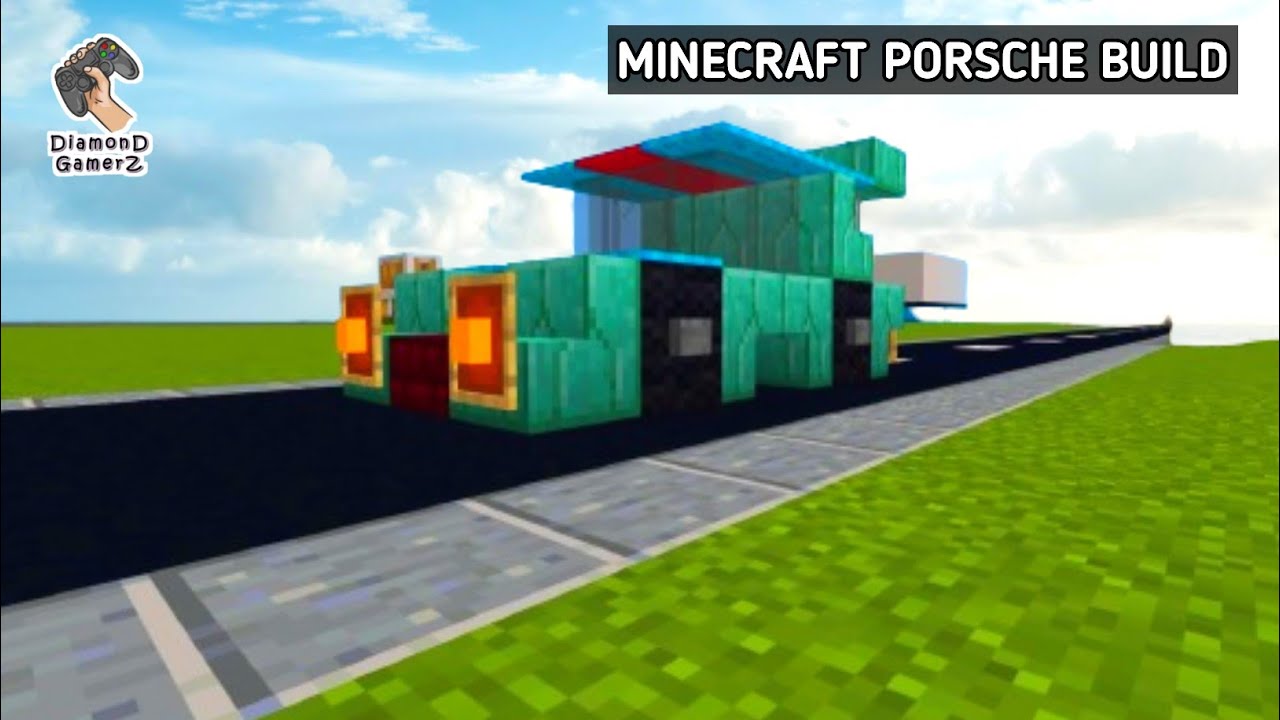 MINECRAFT 🙋| PORSCHE 🤪 SPORTS CAR 🚗 TUTORIAL #minecraft #gameplay - YouTube